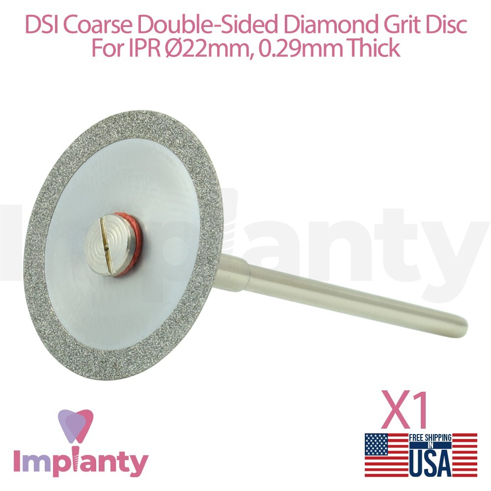Dental Coarse Double-Sided Diamond Coated Grit IPR Ø22mm Flexible Disc ...