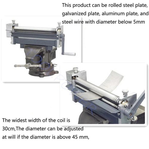 Manual Bending Machine Steel Plate Rolling Machine Round Tube Rolling ...
