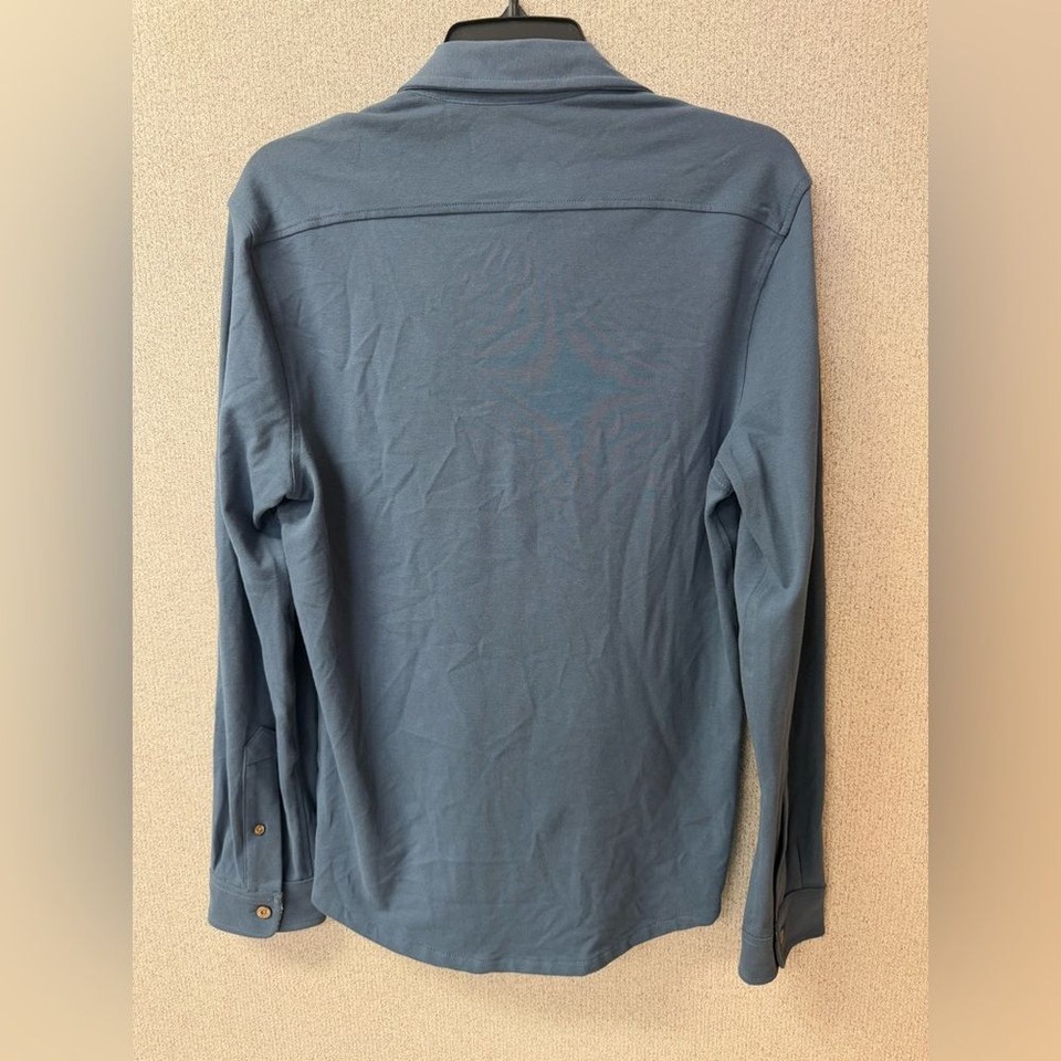 Tailor Vintage Mens Size Small Indigo AiroTec New Tags NWT Button Up ...