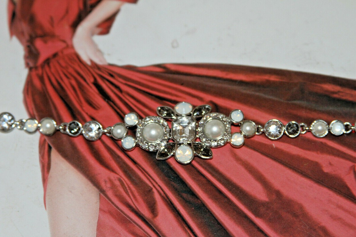 Givenchy Cluster Clear Swarovski Elements Bracelet #344 | eBay Givenchy Cluster Clear Swarovski Elements Bracelet #344 | eBay