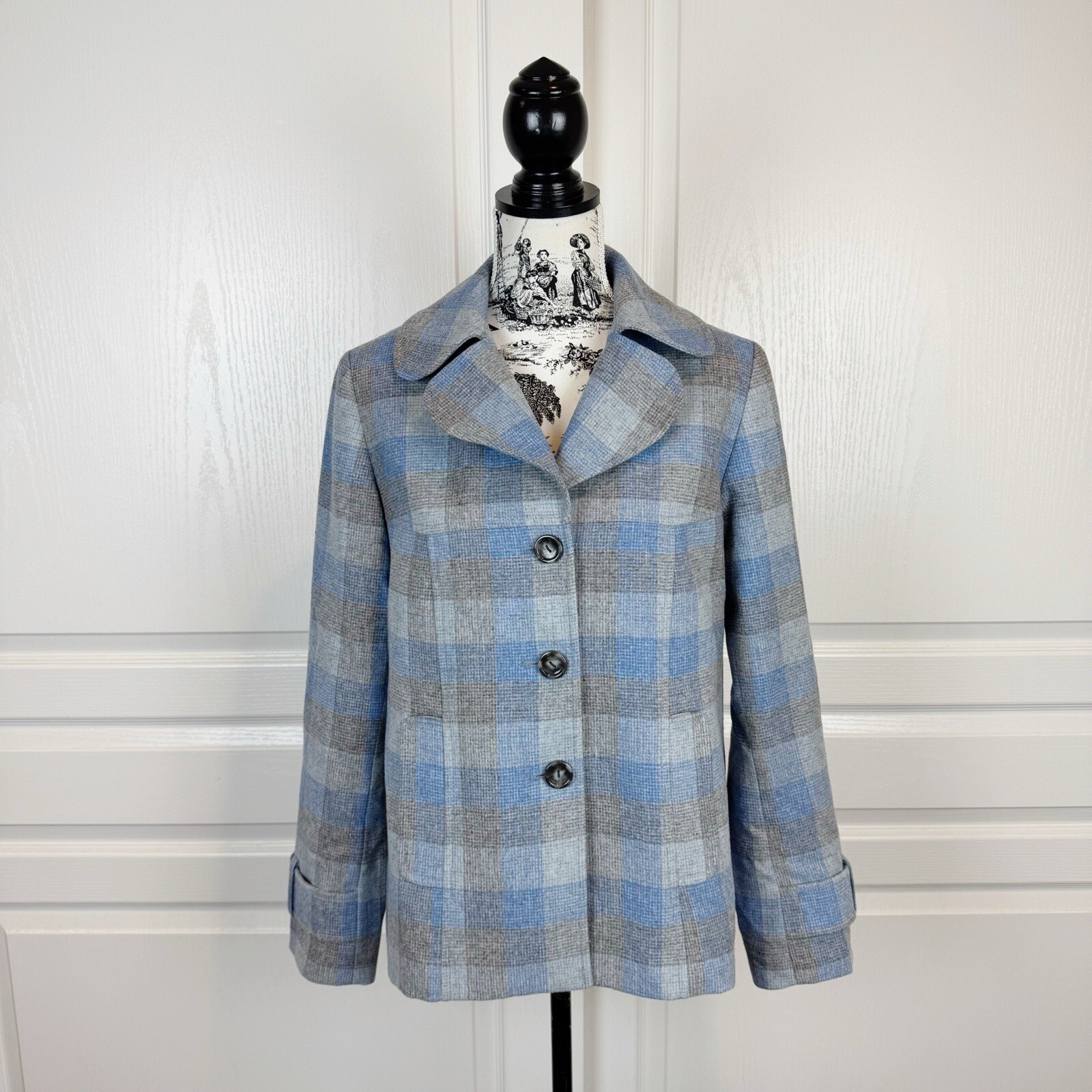 PENDLETON EARLY 2000s VINTAGE LADIES PURE WOOL PLAID … - Gem