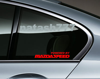 Powered by MAZDASPEED Mazda RACING RX8 Sport Decal sticker emblem logo ...