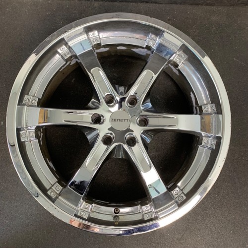 Zenneti Lux Chrome Wheel Rim + Cap 22x9.5 ET35 6x135mm 87HB | eBay