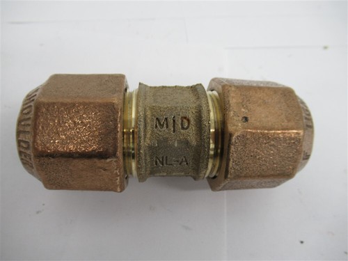 M/D NL-A , 3/4" Brass Compression Straight Coupling | eBay