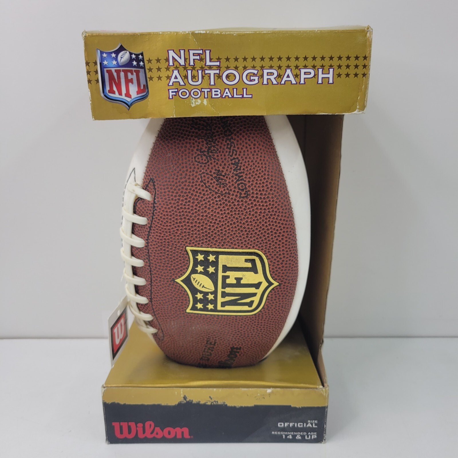 WILSON NFL AUTOGRAPH FOOTBALL OFFICIAL SIZE "THE DUKE" Vincent Jackson ...