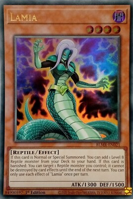 BLMR-EN021 LAMIA ULTRA RARE 1ST EDITION YuGiOh CARD | eBay UK