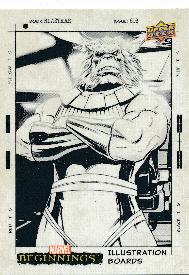 IB41 BLASTAAR 2022(2023) Upper Deck Marvel Beginnings ILLUSTRATION ...