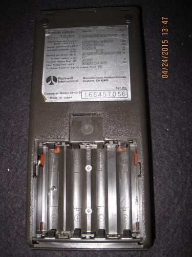 Vintage Rockwell 24RD-II Calculator | eBay