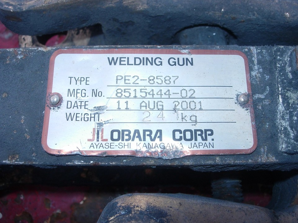 OBARA WELD GUN SCISSOR TYPE SPOT WELDER CAT#PE2-8587 | eBay