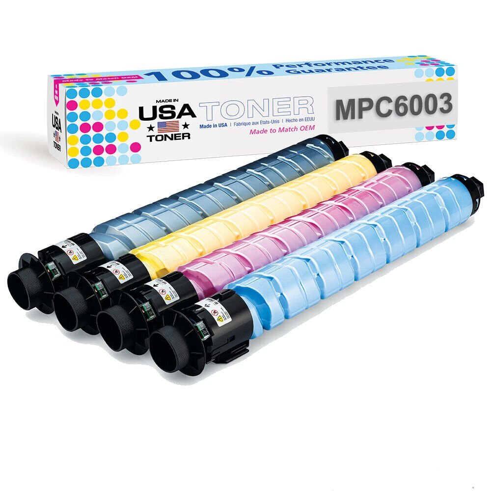 TONER for Ricoh MPC6003 MPC4503 MPC5503 MPC6004 (CMYK, 4 Pack) | eBay