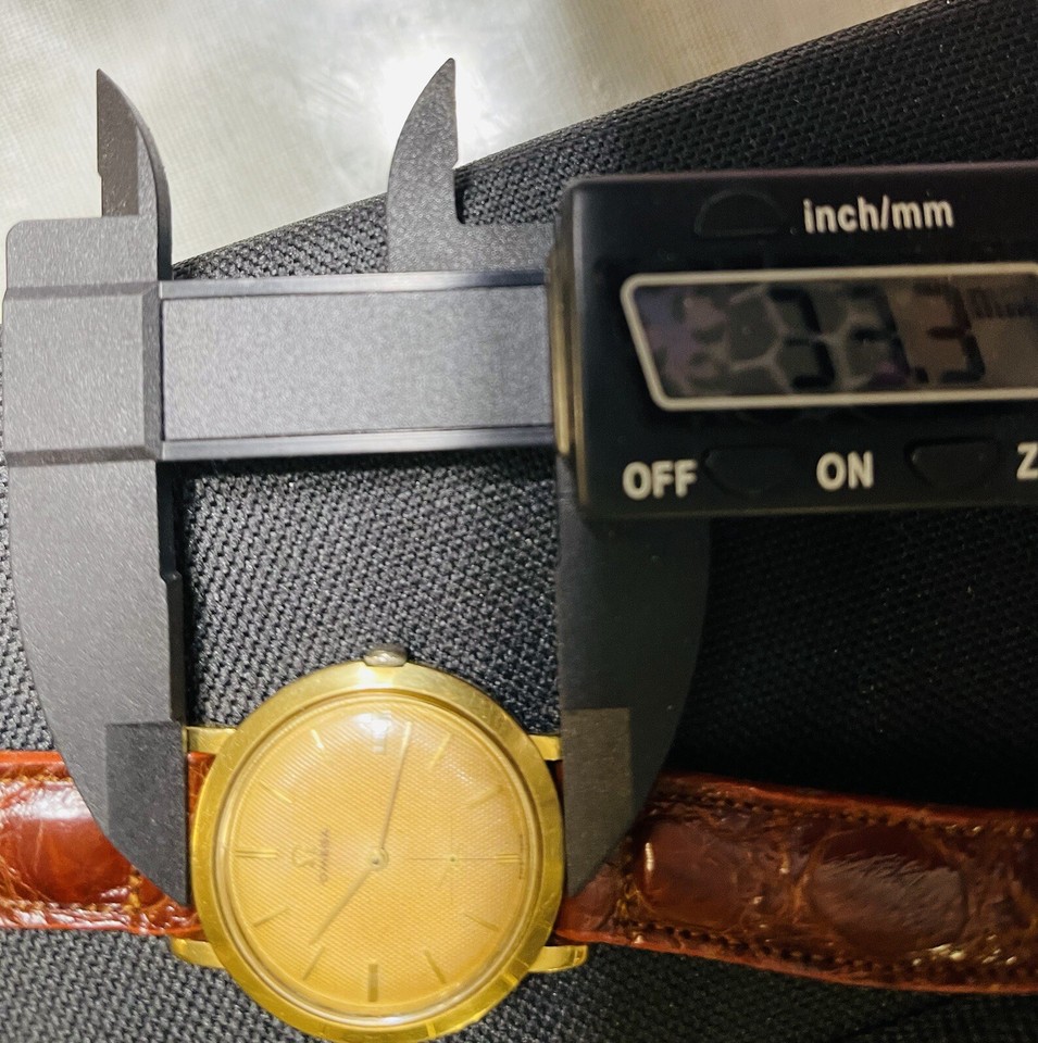 Vintager Very Rare Omega Man Watch 18k Solid Yellow Gold | eBay