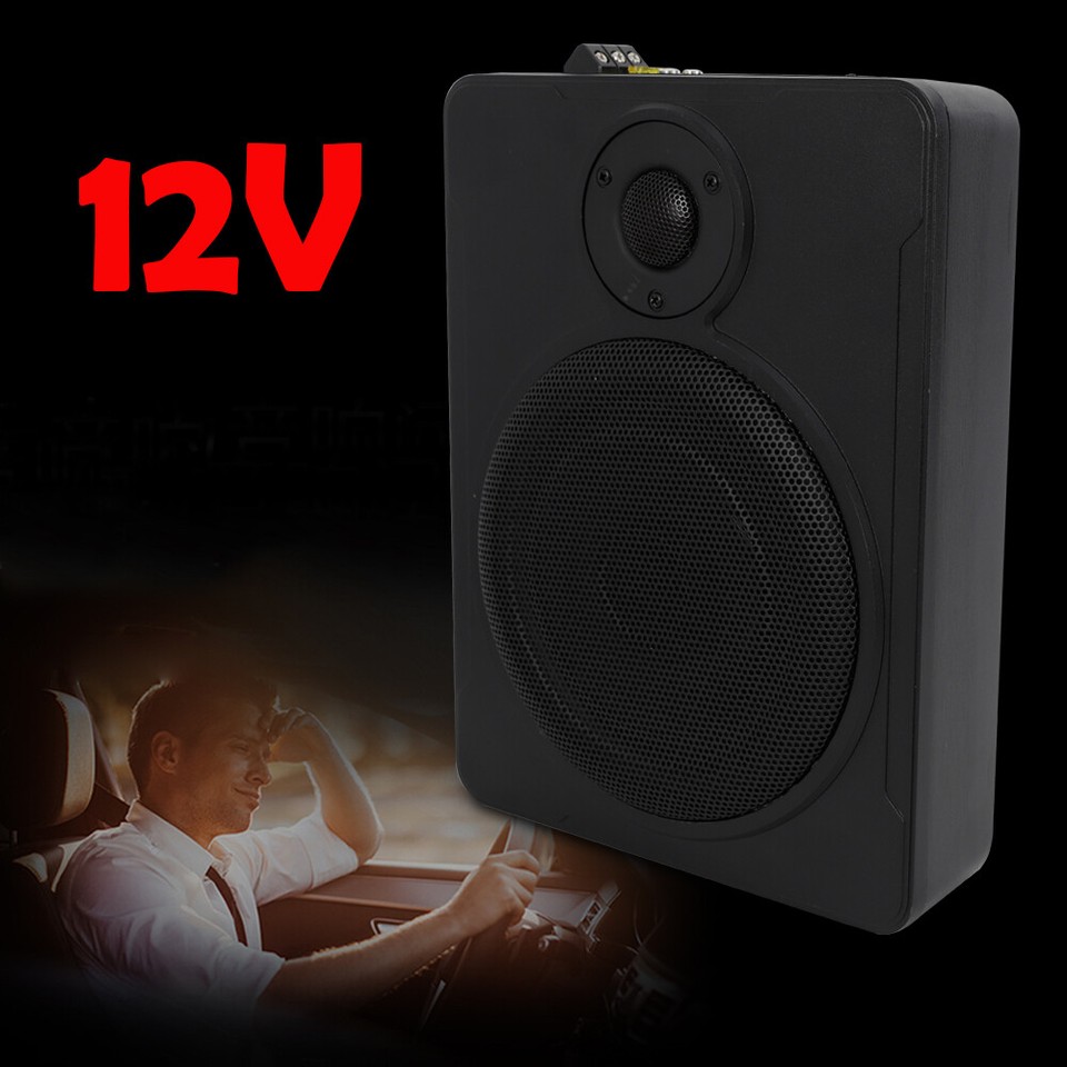 8" Under Seat Powered Subwoofer Active Subwoofer Hideaway Car Audio ...