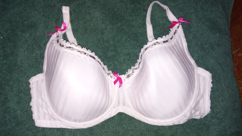 Joe Boxer Bra Size 42D White/pink Multi Color Polka Dot Padded ...