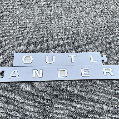 Chrome Car 3D Letters Hood Emblem Badge Stickers For Mitsubishi ...