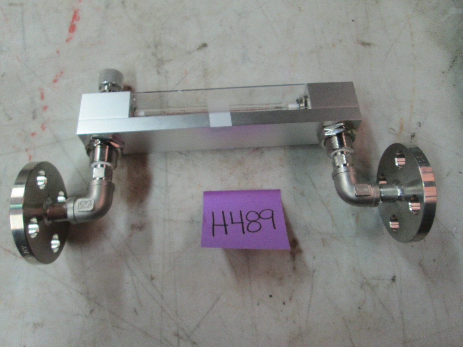 Nippon Flow Cell STO 1cP L/Min Pure Water 1.0G/CM W/ Needle Valve ...
