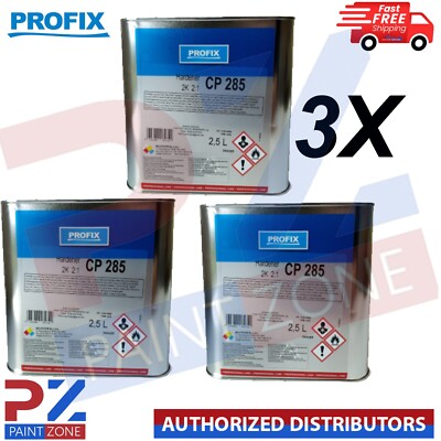 3X PROFESSIONAL PROFIX LINE HARDENER 2K 2.1 CP 285 2.5 LITRE (NEXT DAY ...