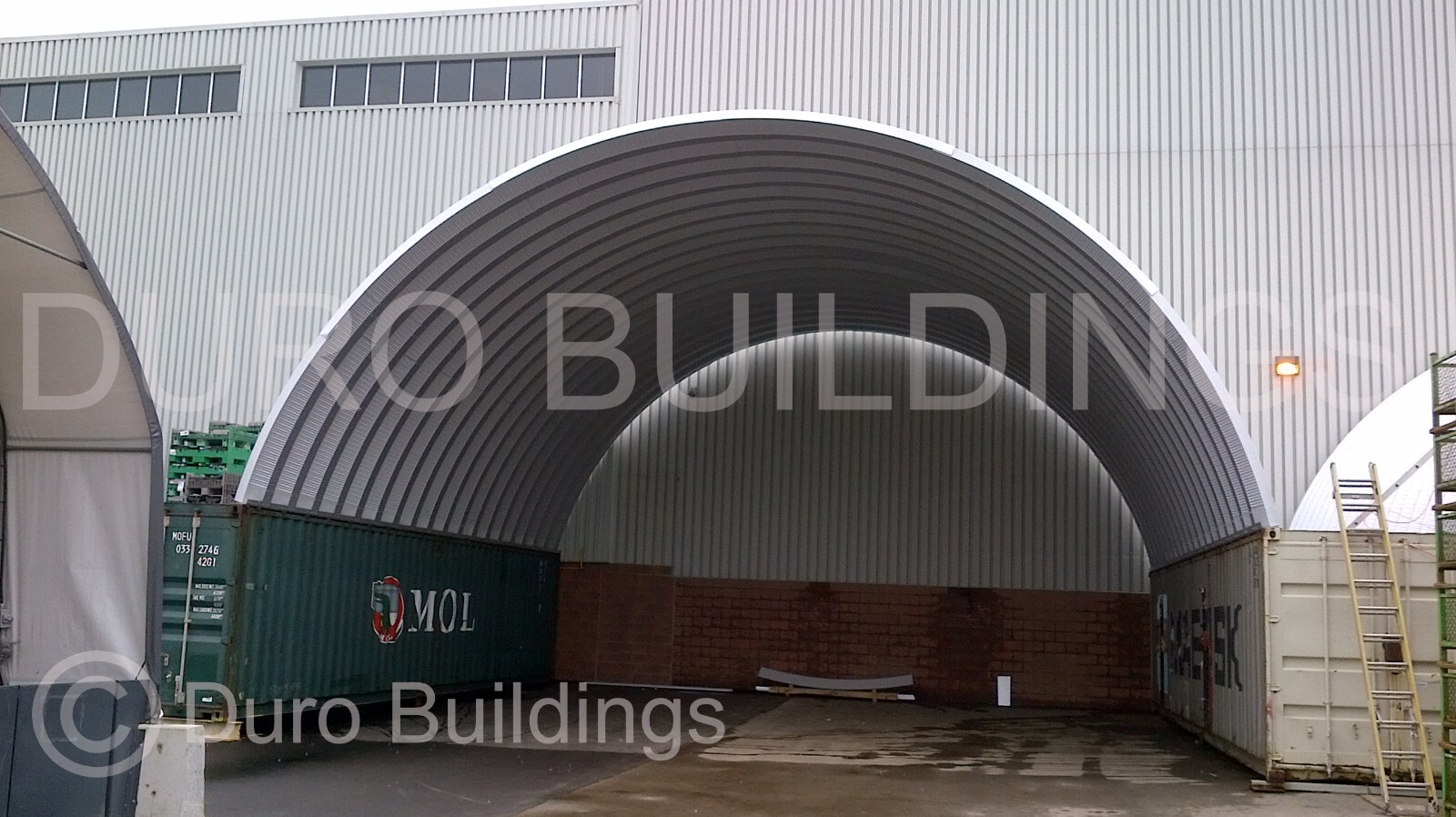 NEW DuroSPAN Steel 32x40x13 Metal Building Conex Box Container Cover ...