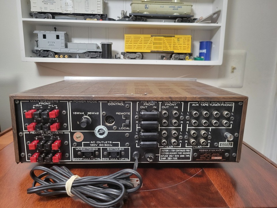 Marantz 4070 Quadradial Console Amplifier. Serviced & Works Great ! | eBay