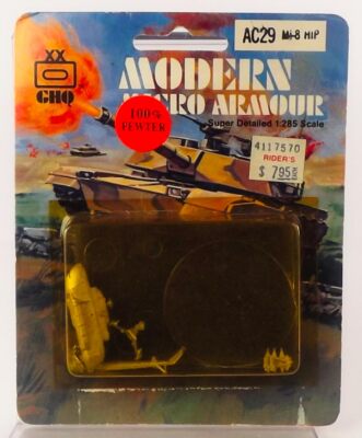 GHQ Modern Micro Armour AC-29 Mi-8 Hip Helicopter 1/285 Scale Cast ...