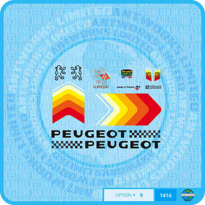 Decals, Stickers - Peugeot Bicycle Decal - Nelo's Cycles