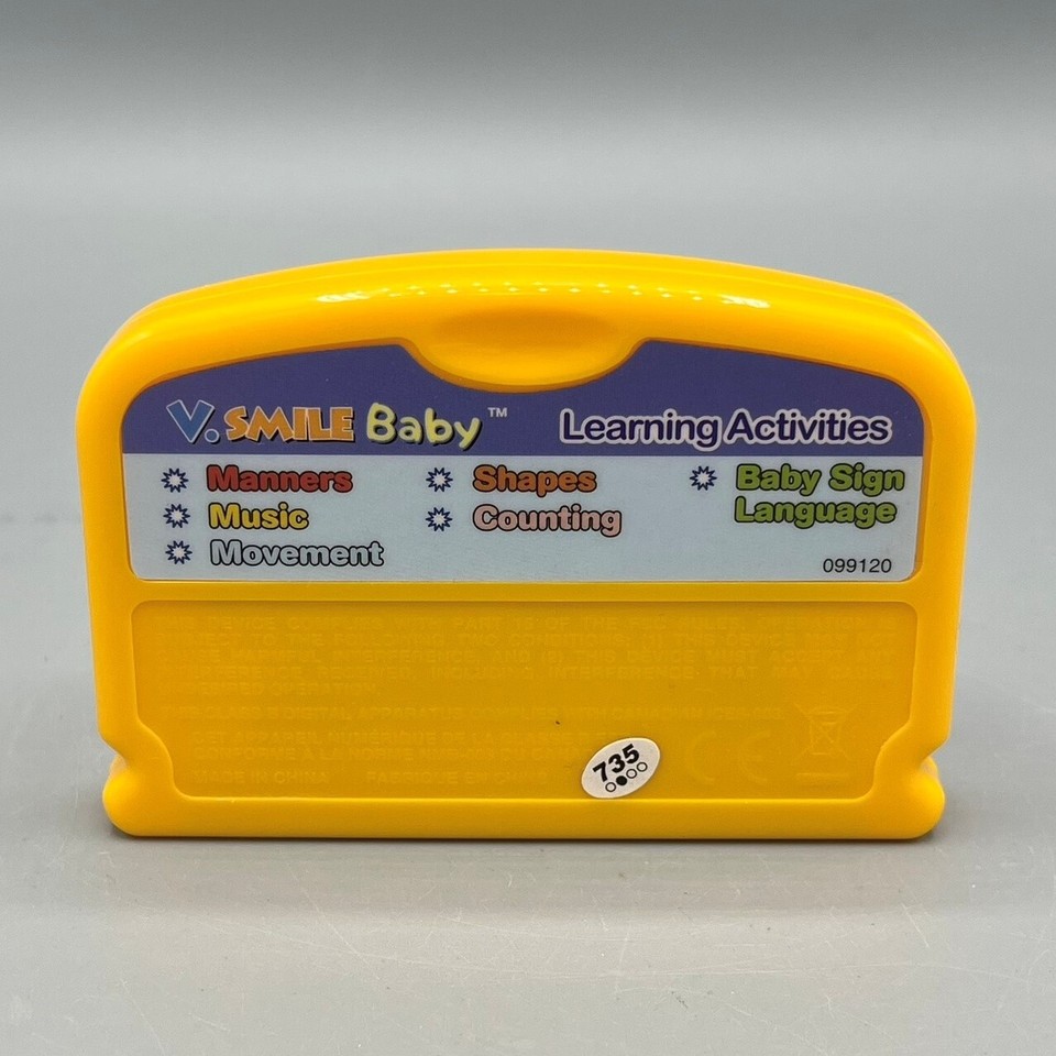 Vtech V Smile Baby Barney Cartridge 2007 Learning Activities Shapes ...