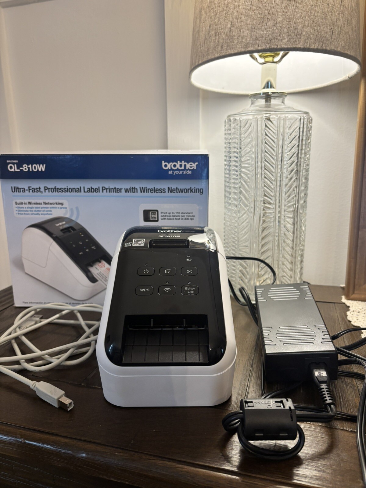 Brother Ql-810w Ultra-fast Label Printer With Wireless Networking ...