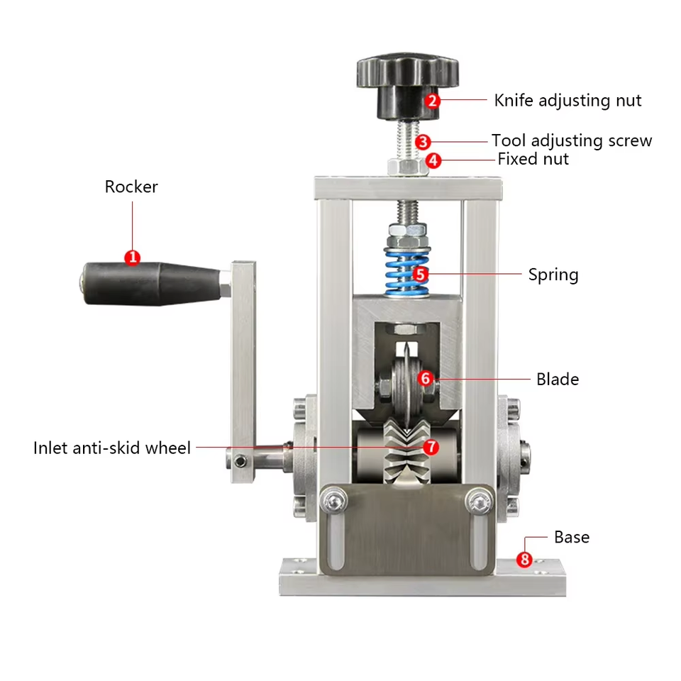 Hand Crank Wire Stripper Wire Stripping Machine Cables Scrap Recycle ...