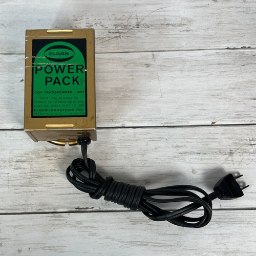 Eldon Power Pack Toy Transformer 3851 Slot Car No Controllers TESTED ...