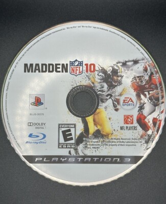 Madden NFL 10 (Sony PlayStation 3/PS3, 2009) Loose Disc 14633190236| eBay