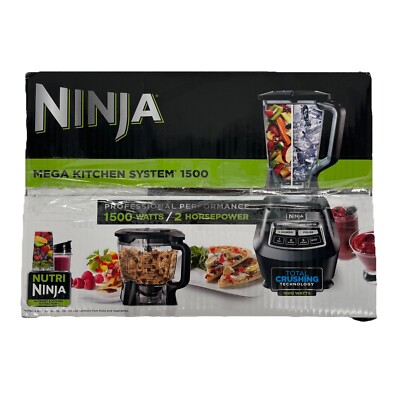 Ninja Mega Kitchen System (BL770C) - 1500W Blender, Food Processor ...