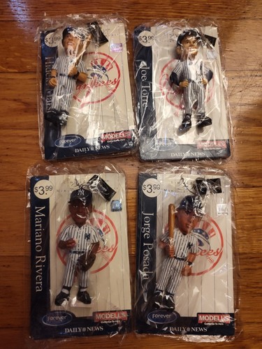 4 Forever New York Yankees Figurine Ornaments Year 2004 Modell's Daily ...