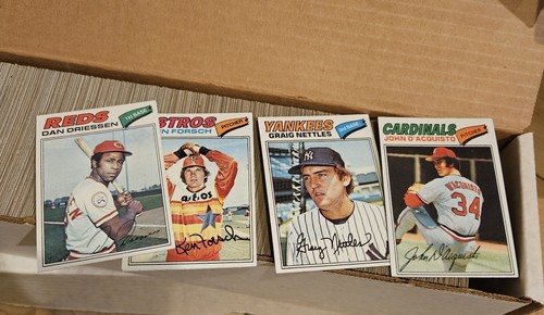 1977 Topps Baseball Complete 660 Card Base Set | eBay