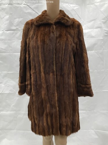 Leppert Roos Women's Brown Animal Fur Coat | eBay