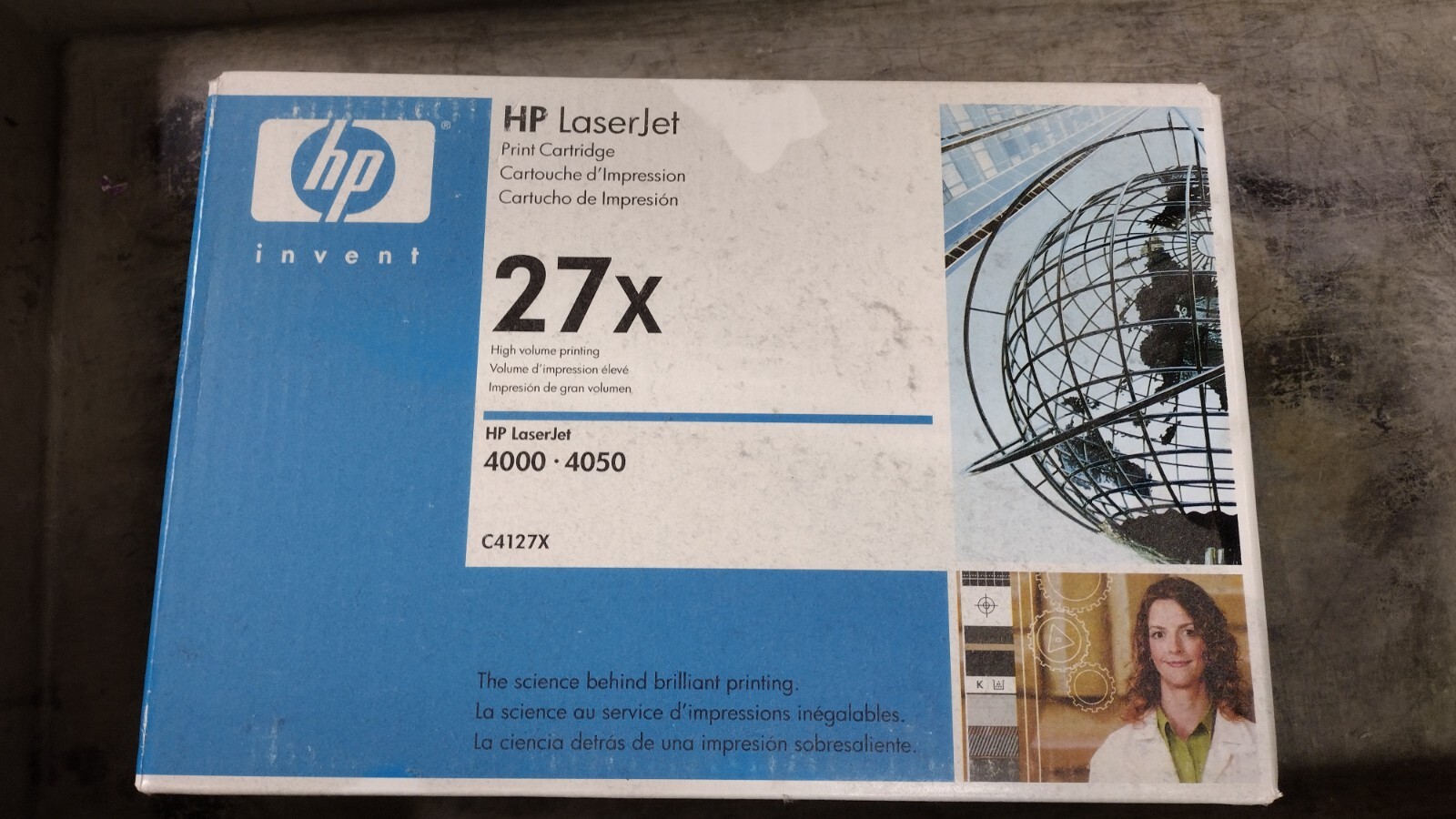 Genuine HP 27x Black Toner Cartridge High-Yield Sealed C4127X Laserjet ...