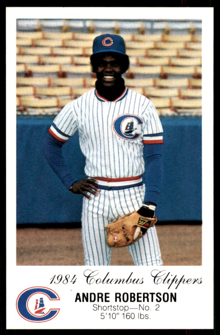 1984 Columbus Clippers Police Andre Robertson (E) Columbus Clippers # ...