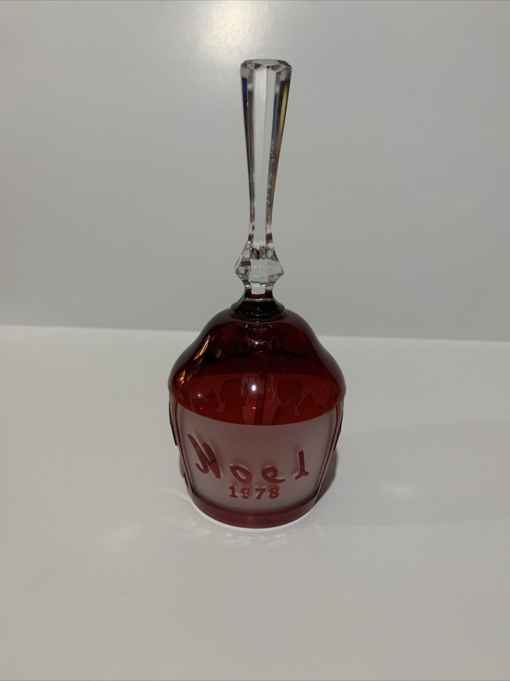 NIB "GOEBEL LIMITED EDITION NOEL 1978 RUBY RED CRYSTAL BELL | eBay