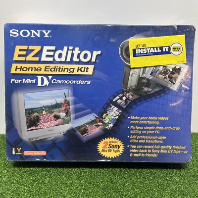 Sony EZ EDITOR MiniDV Home Video Editing Kit for PC (Win 98/Higher) EZ ...