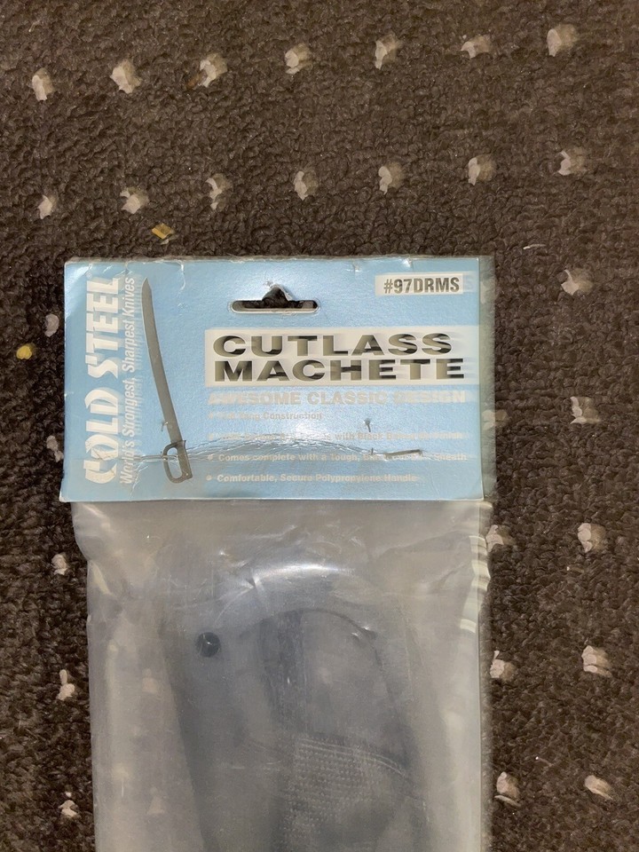Cold Steel Cutlass Machete #97DRMS RETIRED/DISCONTINUED Pre GSM Circa ...