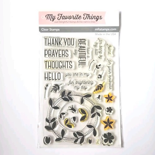 SPRING WREATH LJD57 My Favorite Things Clear Stamps Prayers Sayings ...