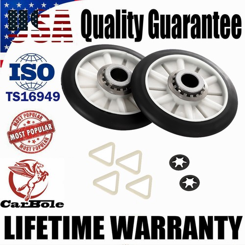 349241T 349241 DRYER DRUM ROLLER KIT FOR WHIRLPOOL KENMORE SEARS ...