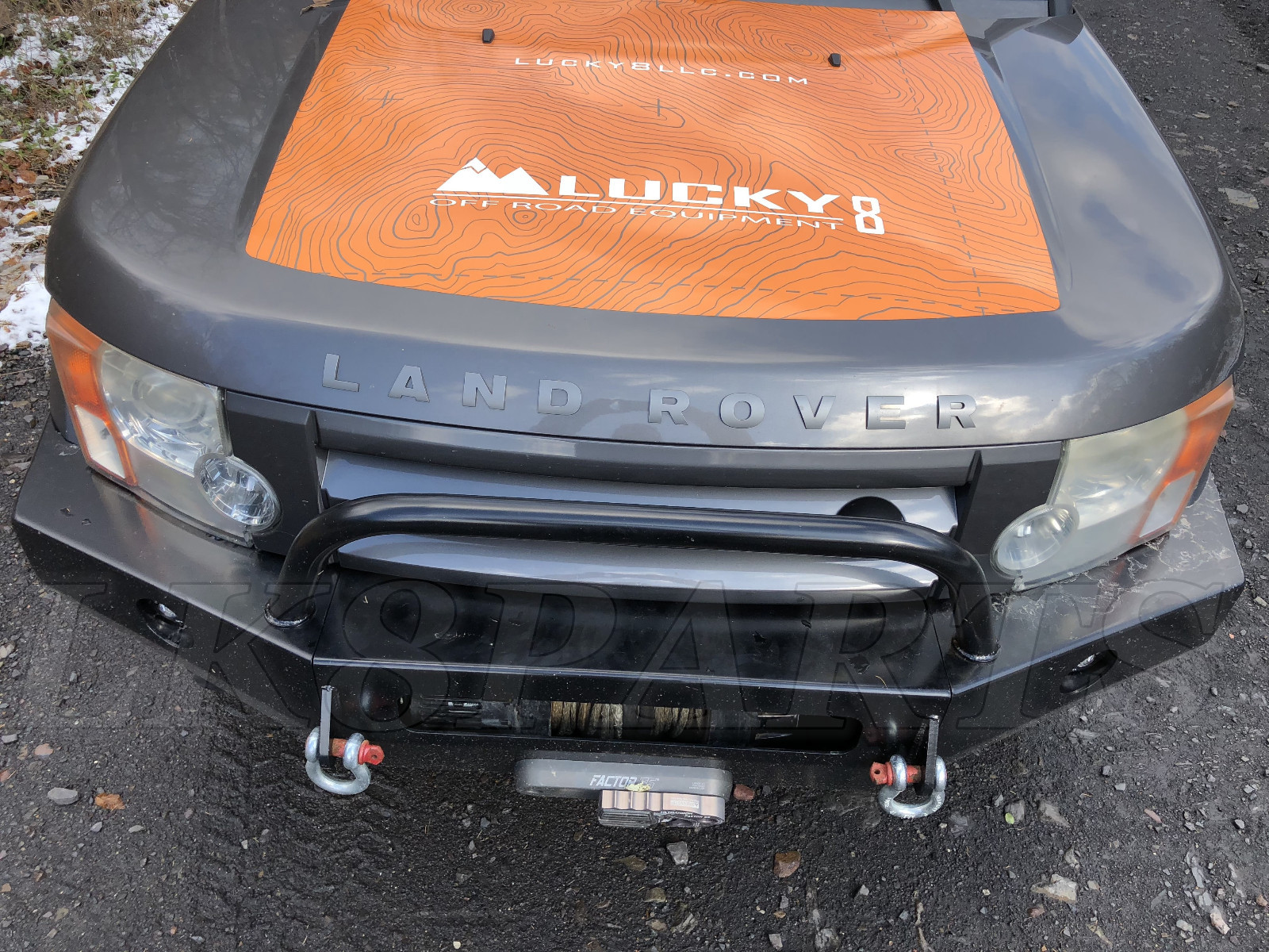 Lucky 8 CFE Steel Winch Bumper for Land Rover LR3 2005–2009 Off-Road ...