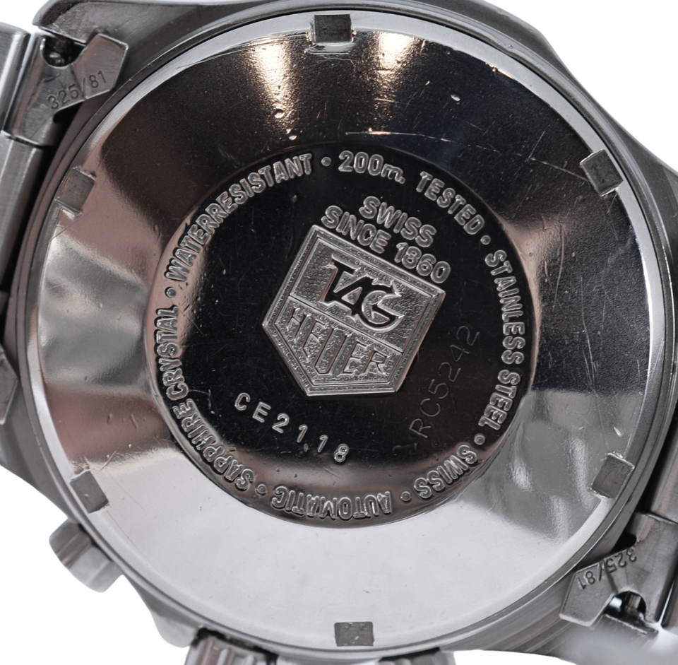 Rare Tag Heuer 2000 Series Men's 38mm Automatic Chronograph 7750 Watch ...