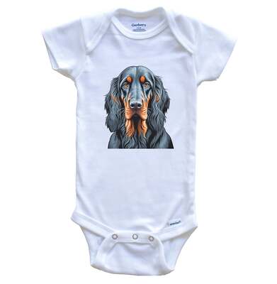 Cute Gordon Setter Dog Breed Baby Bodysuit | eBay