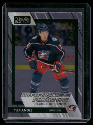 Tyler Angle 2023-24 O-Pee-Chee Platinum #222 Marquee Rookie Blue ...