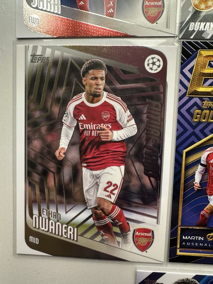 Topps 2025/26 Flagship UCC & Gold Arsenal Insert & Base Bundle X7 | eBay UK