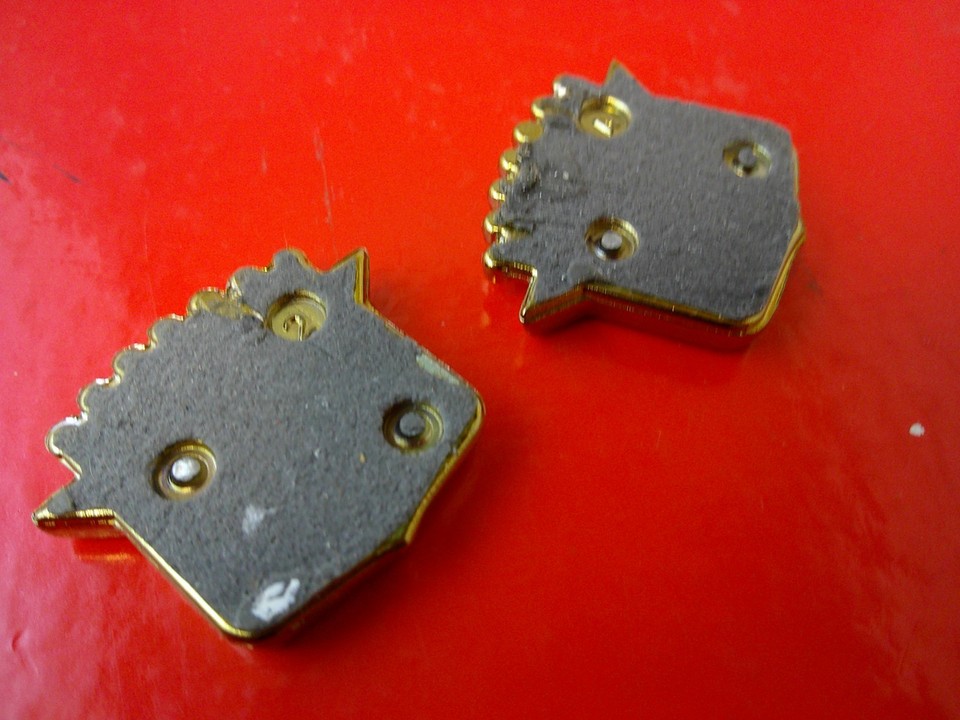 Two gold Cadillac Crests, OEM GM parts, emblems badges logos insignia ...