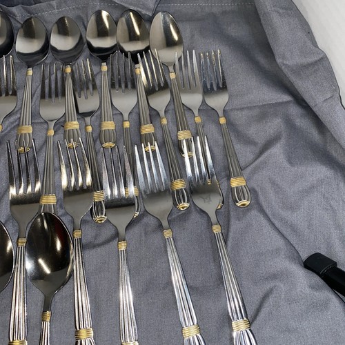 36 Pc Stainless Made In China Flatware Set | eBay
