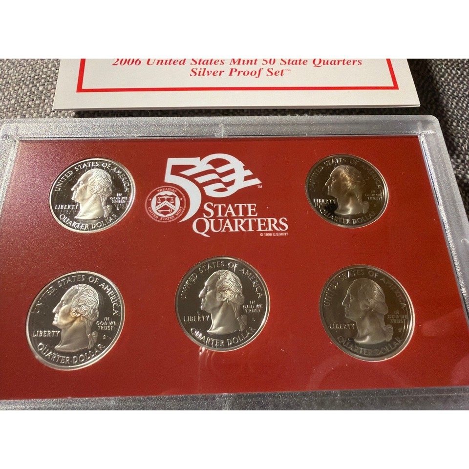2006 United States Mint 50 State Quarters Silver Proof Set | eBay