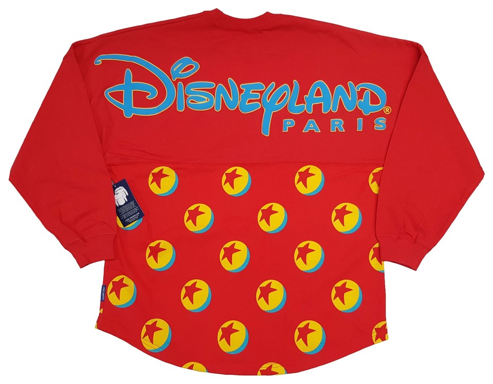Disneyland Paris Luxo Ball Spirit Jersey Pixar Adults Red Top M L XL ...
