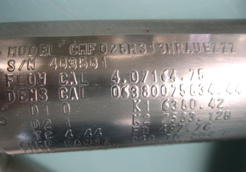 1/2" 150# Micro Motion CMF025 Flow Sensor 700 Core Processor | eBay